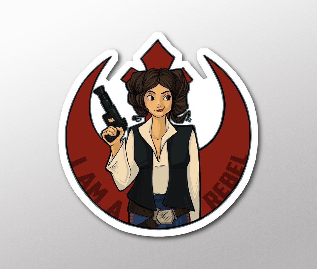 Individual Die Cut Rebel Girl Sticker - Etsy