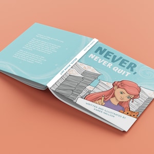 Never, Never Quit Children's Book - Etsy