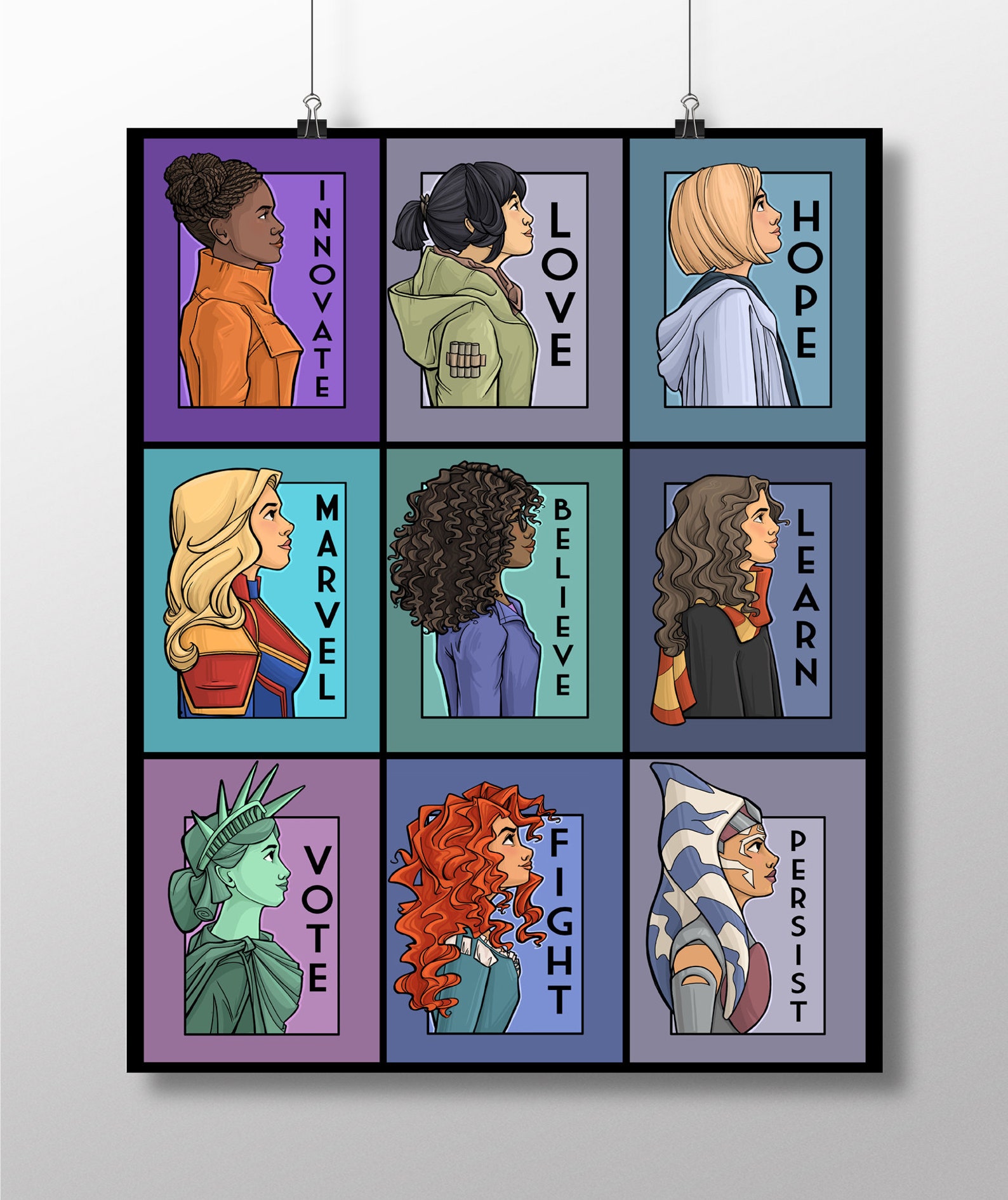 She Series Collage Version Two Large Print | Etsy