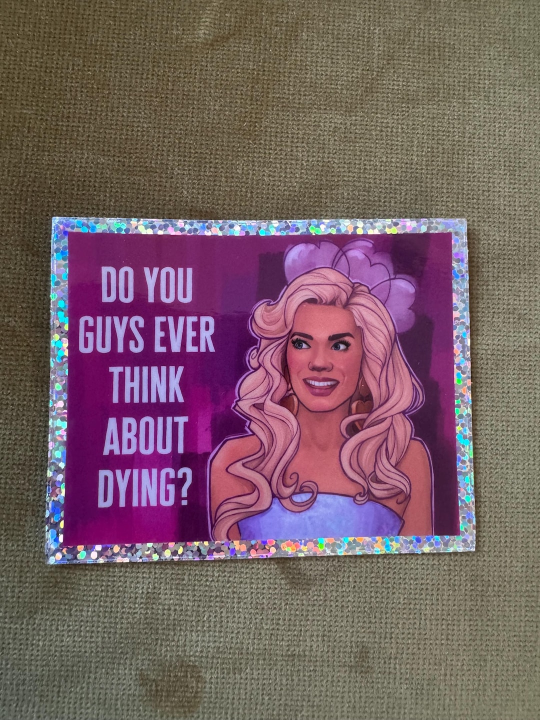 Mini Do You Guys Ever Think About Dying Sticker - Etsy