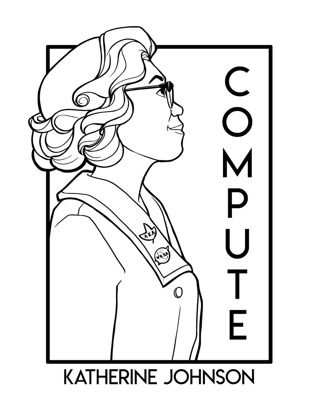 Compute - She Series Coloring Page - Digital Download - Etsy