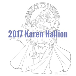 Karen Coloring Pages