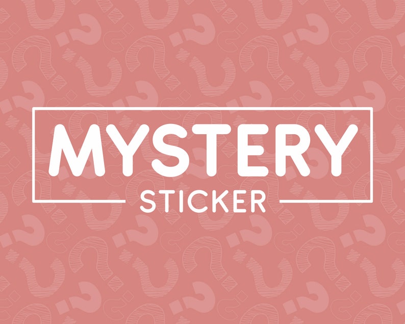 Laptop Decals - Mystery Sticker - Etsy