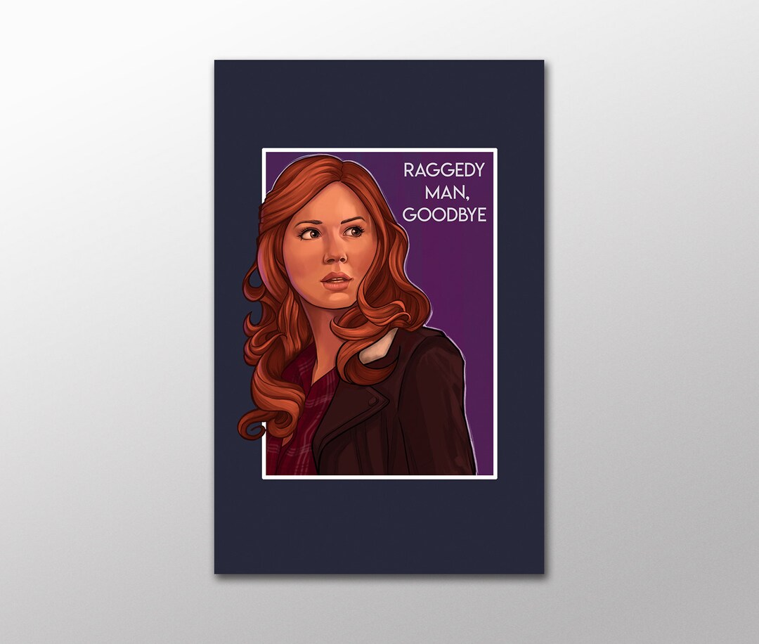 Raggedy Man, Goodbye - Oversized Postcard - Etsy