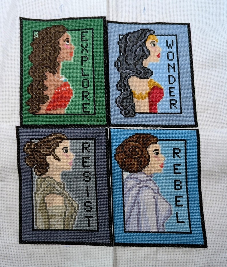 Pop Culture Cross Stitch Pattern - Wonder - Etsy