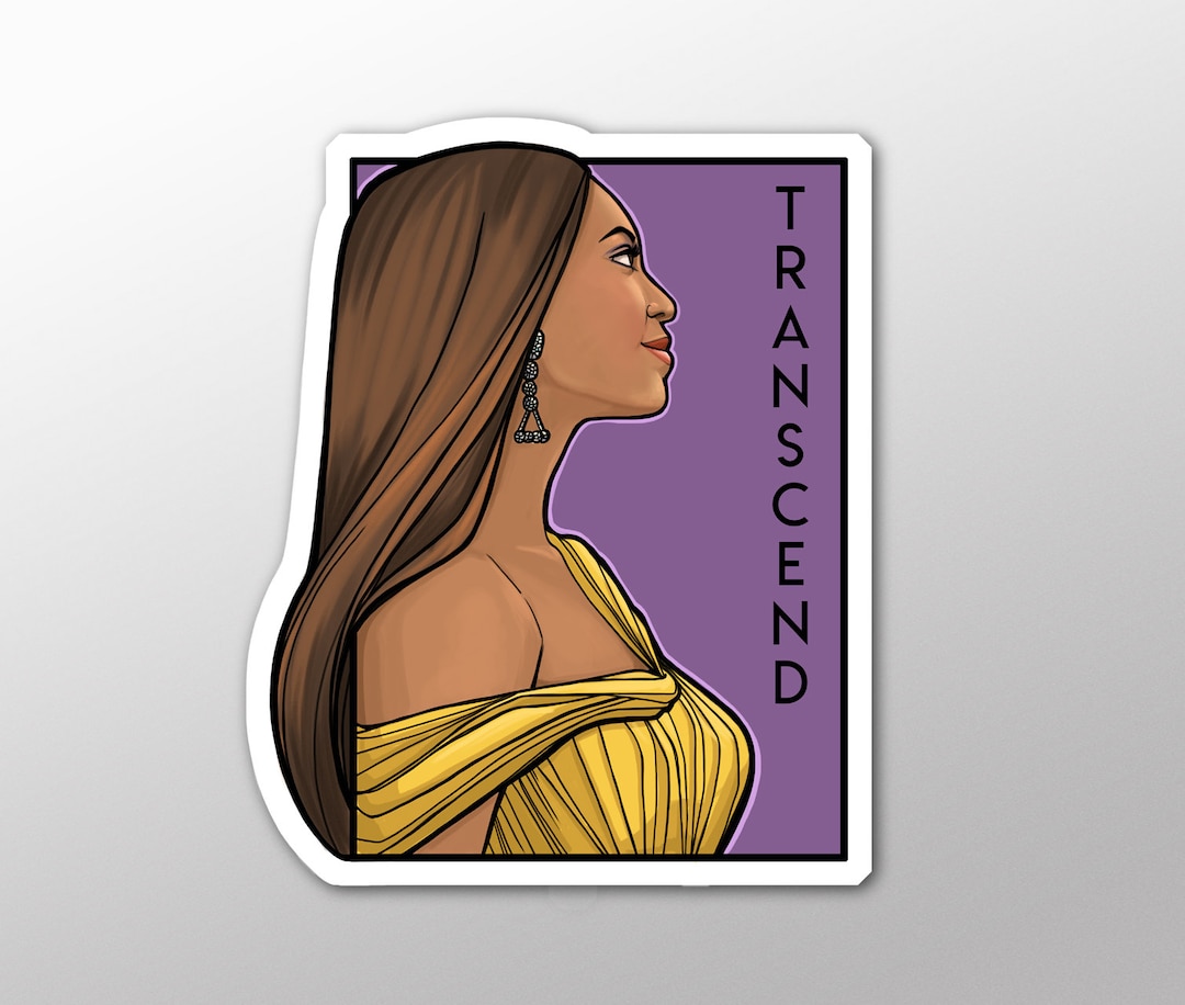 Transcend Beyonce She Series Sticker - Etsy