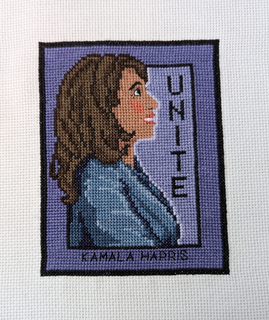 Kamala Harris Cross Stitch - She Series Pattern - Unite - Etsy