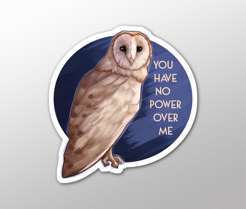 Laptop Decals, Animal Stickers, Water-bottle Art - You Have No Power ...
