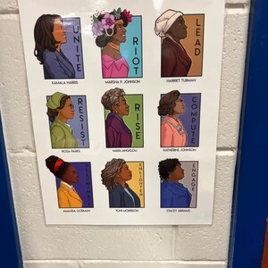 Black History Month Poster - Classroom Poster -she Series Art Print - Etsy