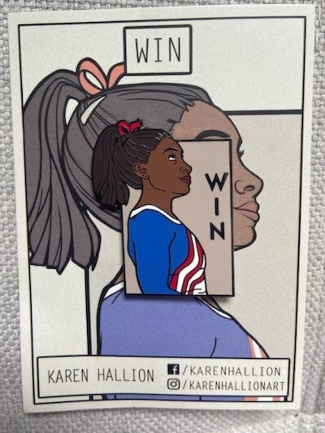 Win- Simone Biles- She Series Pin - Etsy