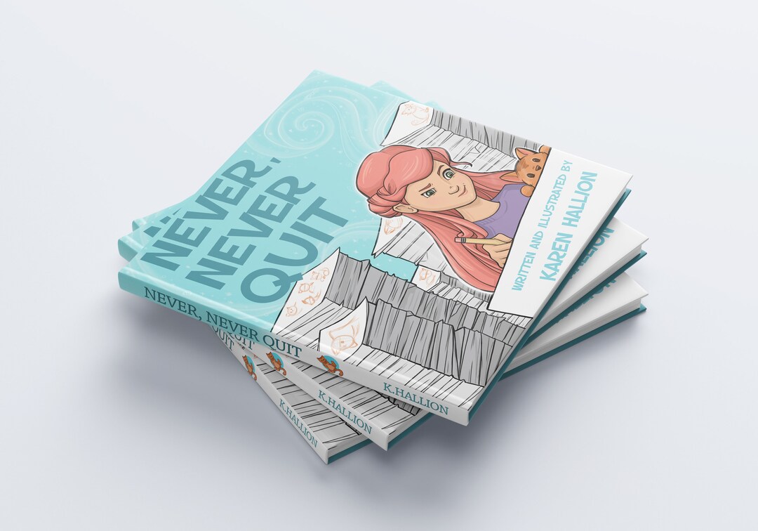Never, Never Quit Children's Book - Etsy