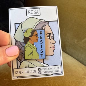 Resist - Rosa Parks - She Series Pin - Etsy