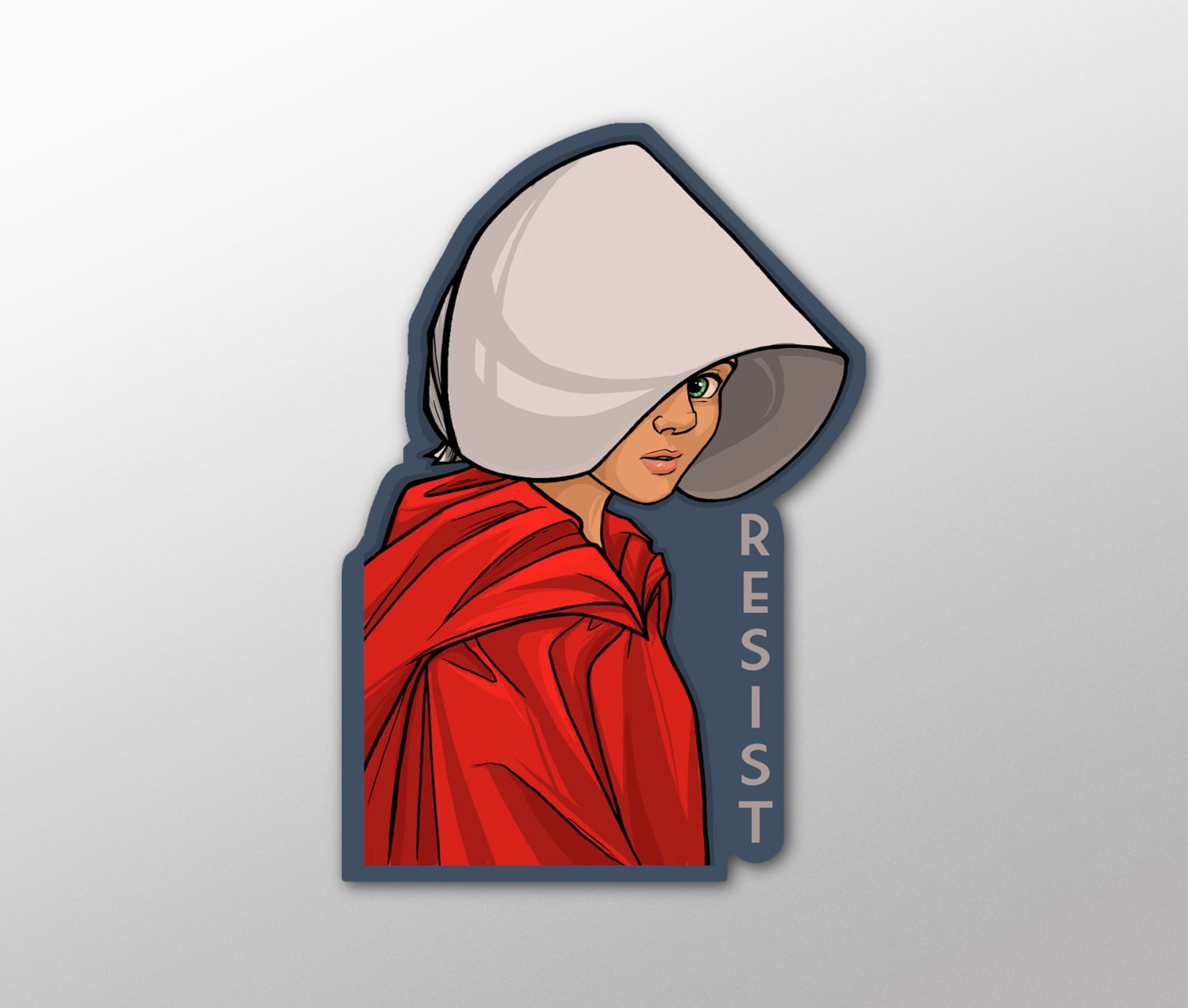 Handmaid's Individual Die Cut Resist Sticker - Etsy