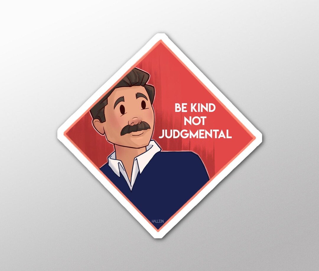 Positivity Sticker - Be Kind, Not Judgemental - Etsy