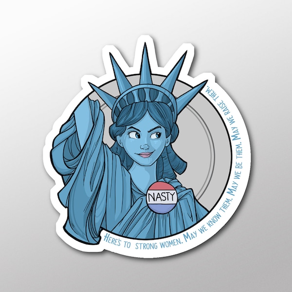 Lady Liberty Sticker - Etsy