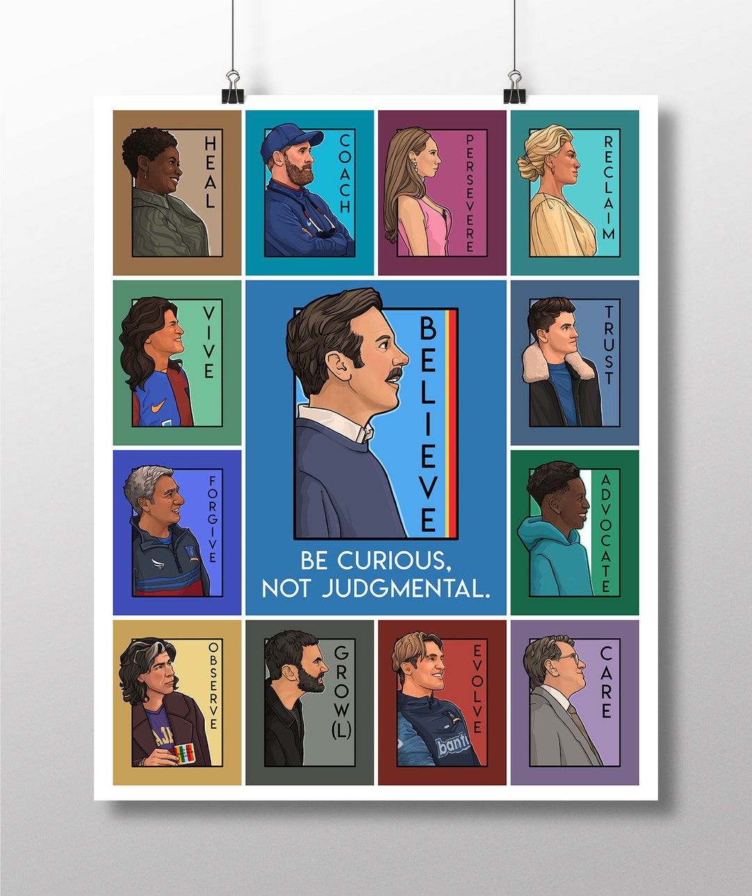 Be Curious, Not Judgemental - Large Print - Etsy