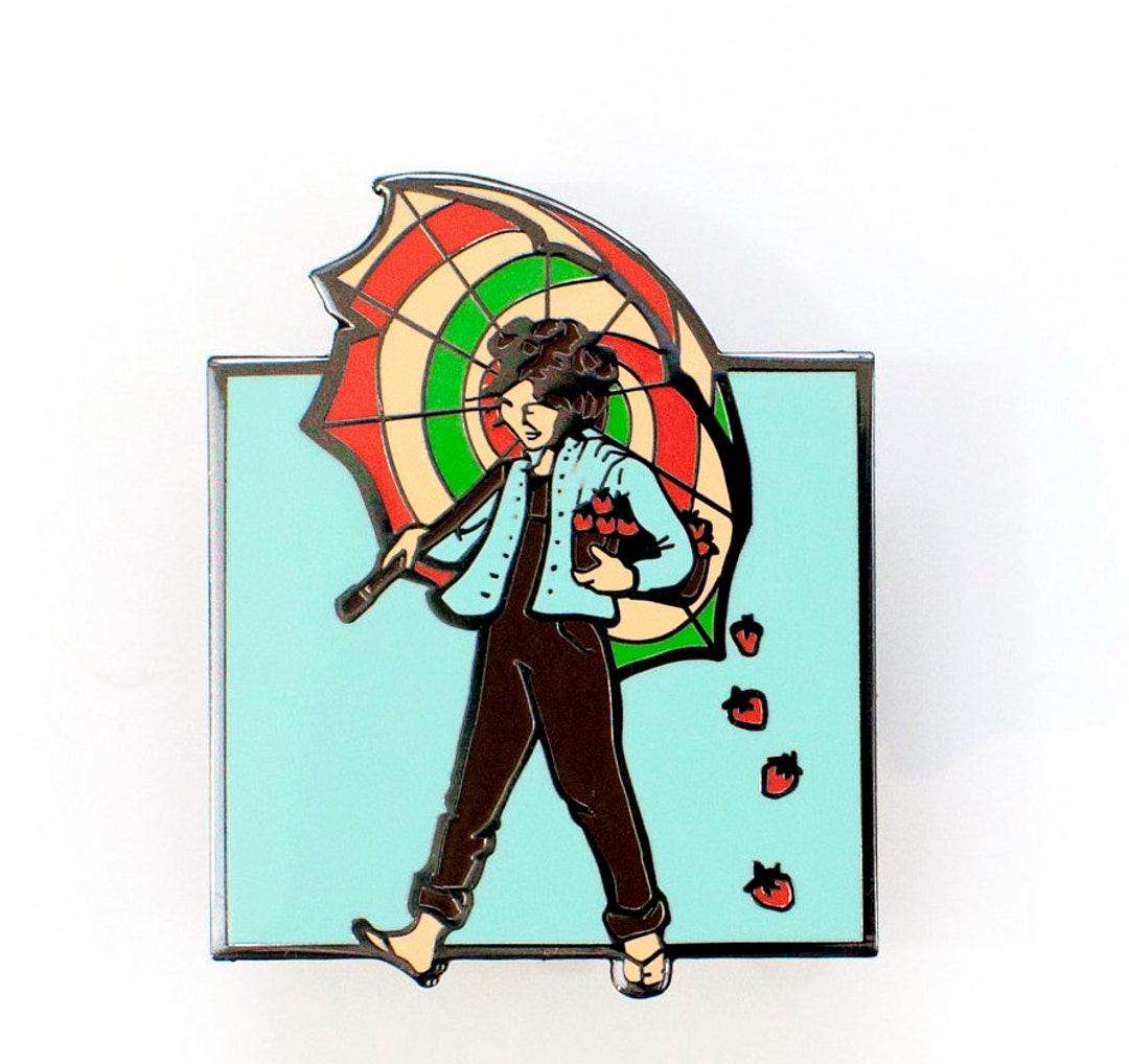 Firefly Strawberry Girl Pin - Etsy