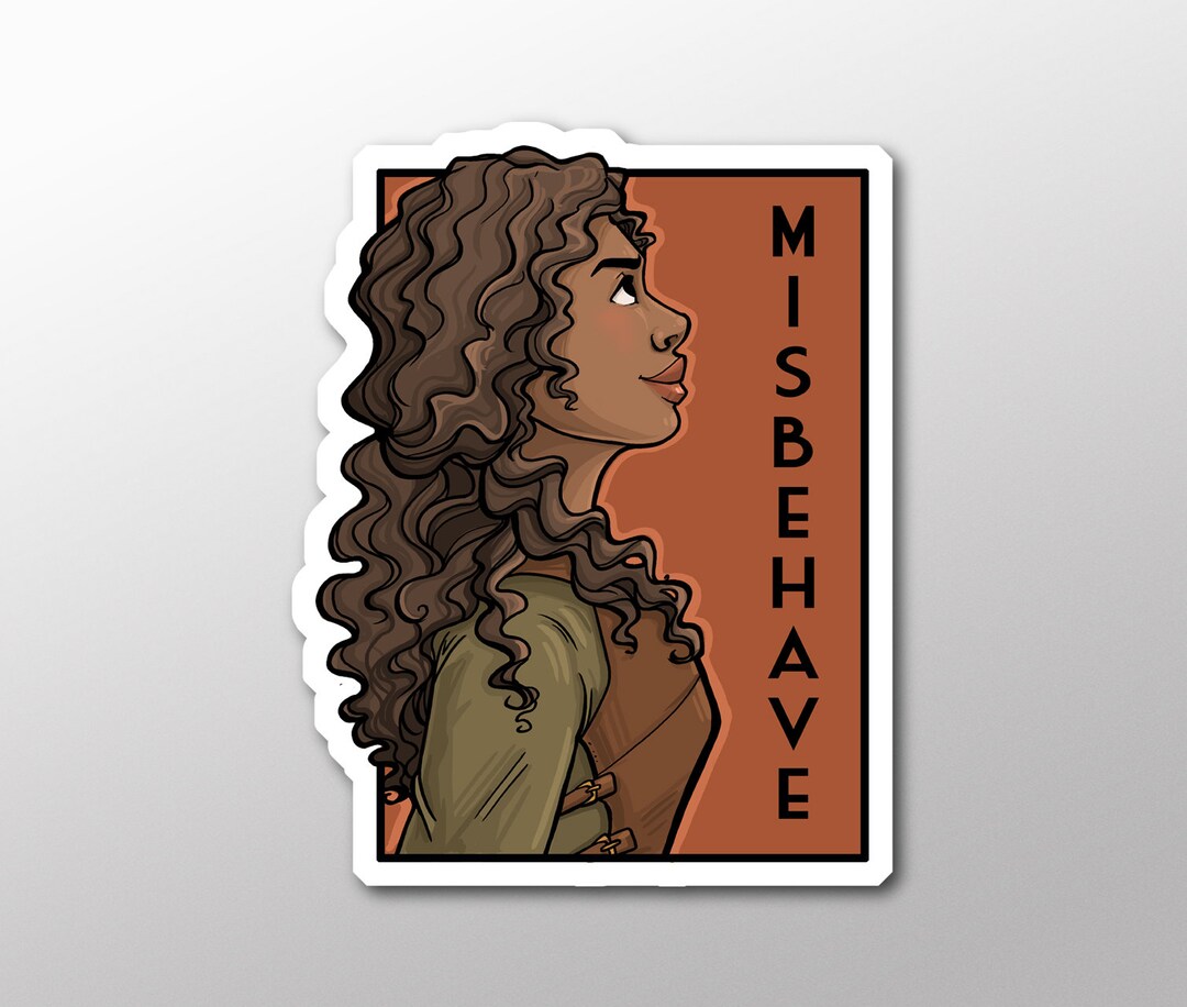 Individual Die Cut - Misbehave - She Series Sticker - Etsy
