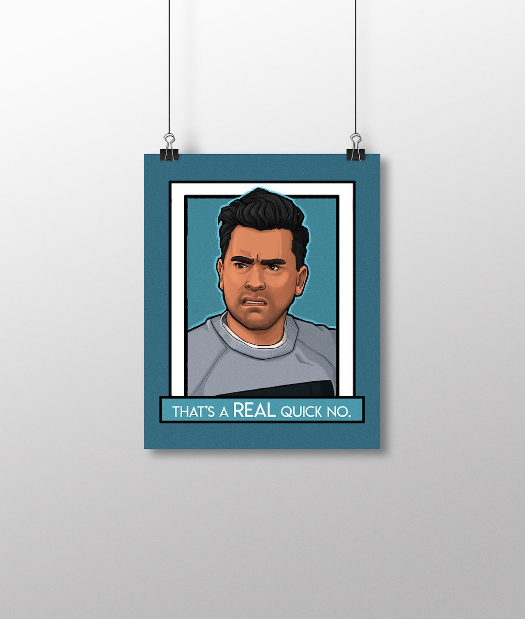 Funny Art Work - Real Quick No -small Print - Etsy