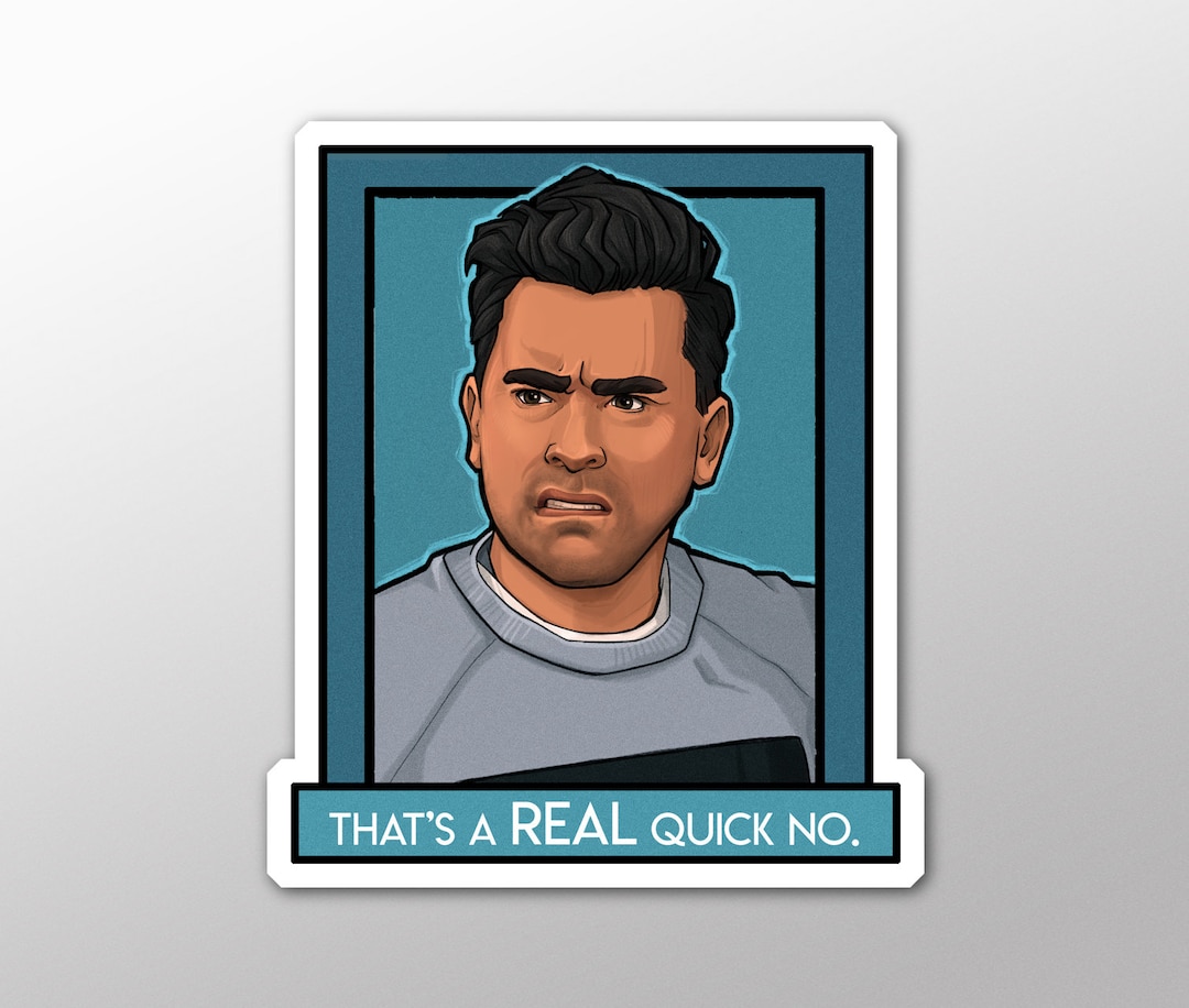 That's a Real Quick NO - Individual Die Cut Sticker - Etsy