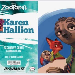 Zootopia Issue #1 - Exclusive Comic Virgin Variant Cover Created by ...