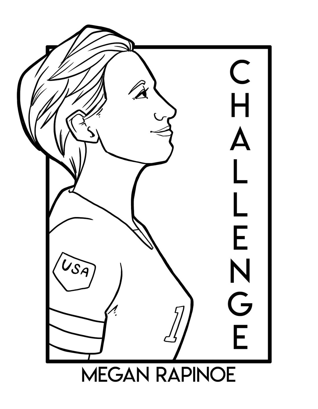 Challenge - She Series Coloring Page - Digital Download - Etsy