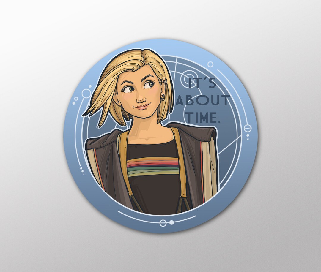 It's About Time Sticker (item 01-412) - Etsy