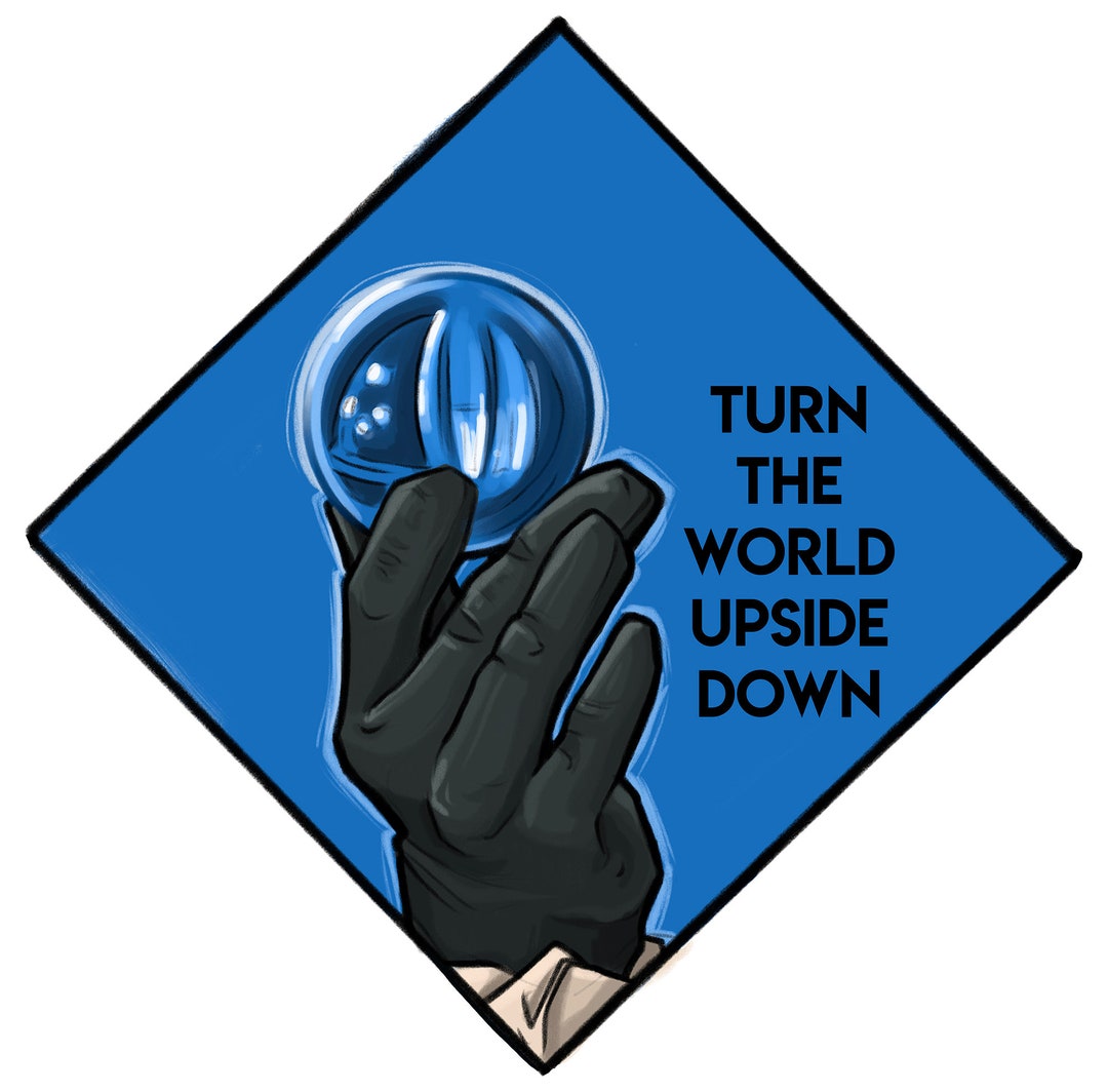 Upside Down Sticker - Etsy