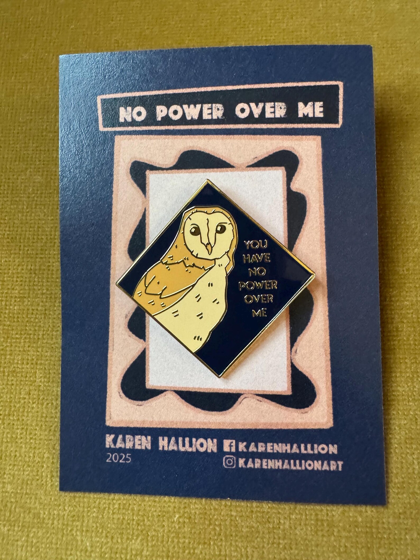 No Power Over Me - Pin - Etsy