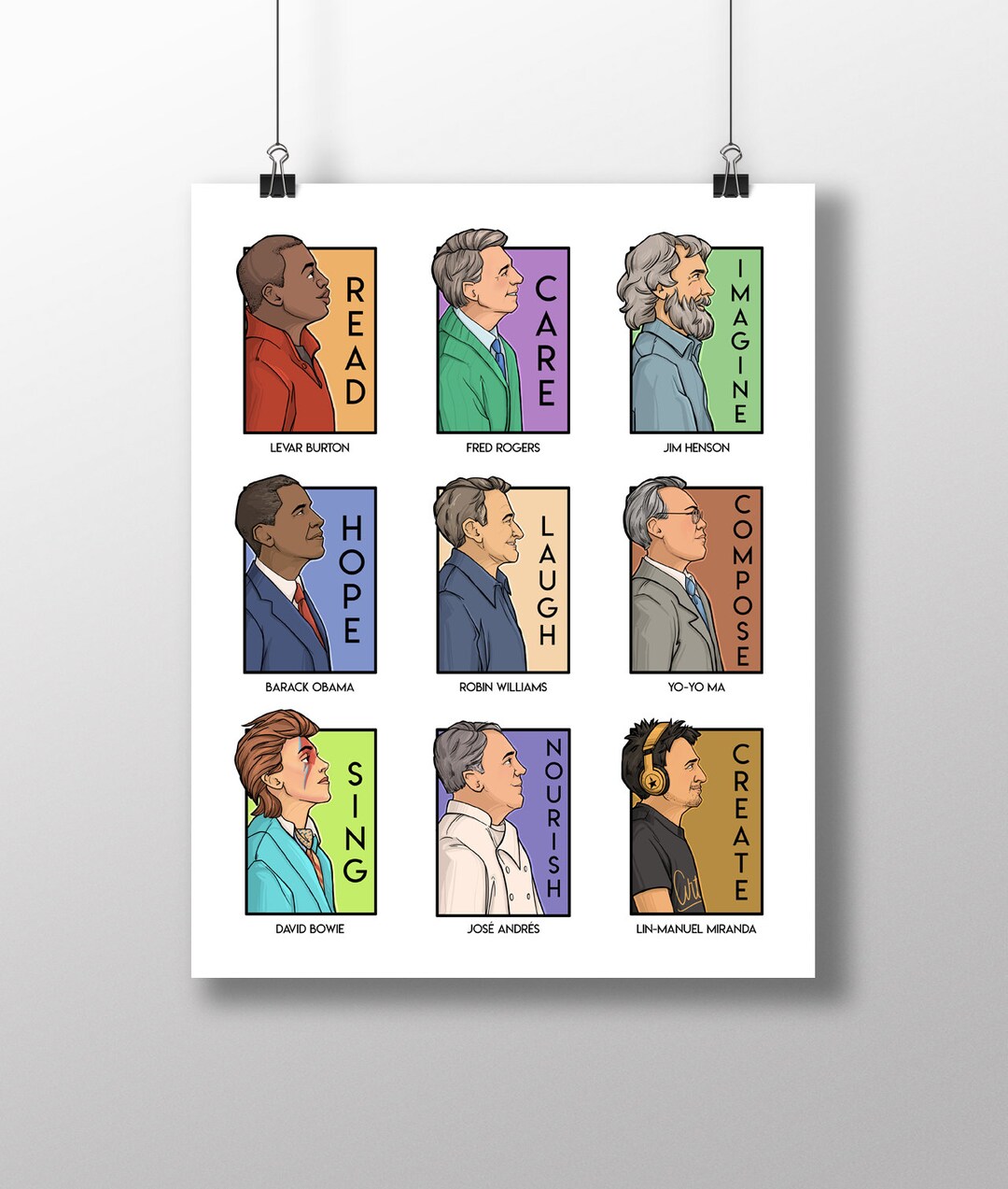 He Series Collage Version One Medium Print - Etsy