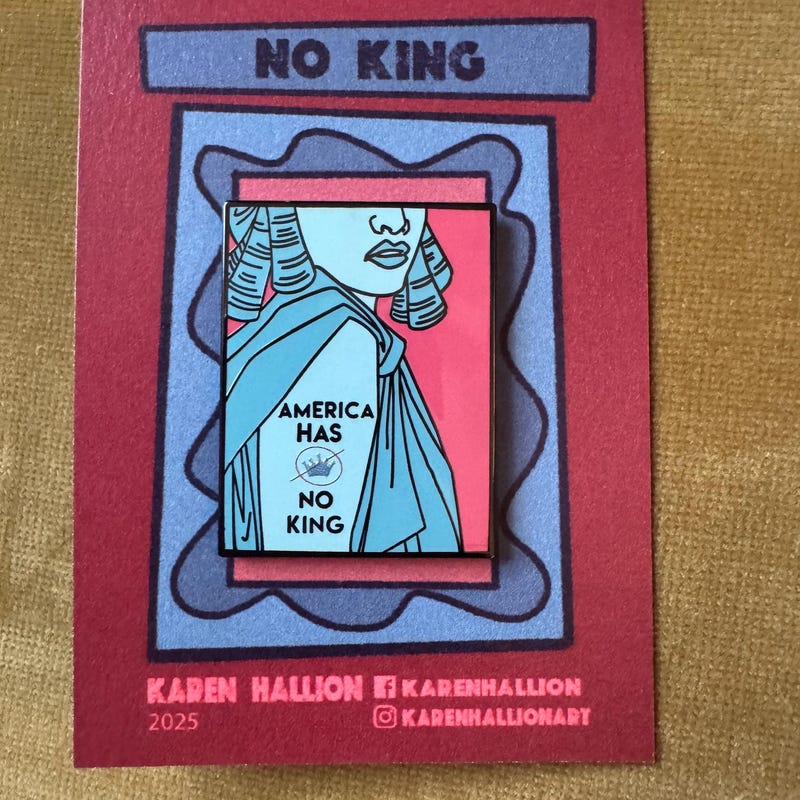 King of Christmas Pin - Etsy