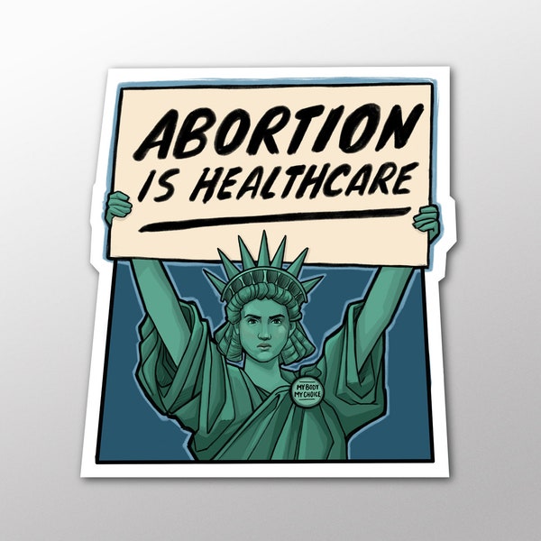 Lady Liberty Sticker - Etsy