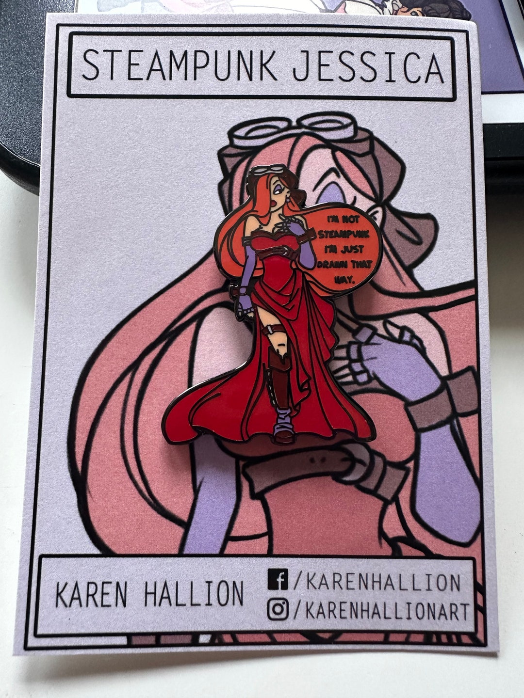 Steampunk Jessica - SDCC EXCLUSIVE PIN - Etsy