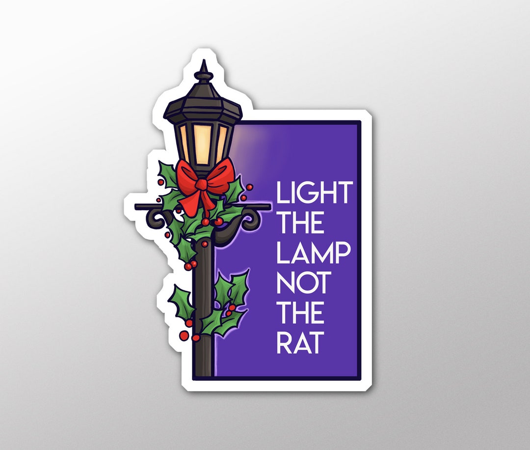 Light the Lamp Sticker - Etsy