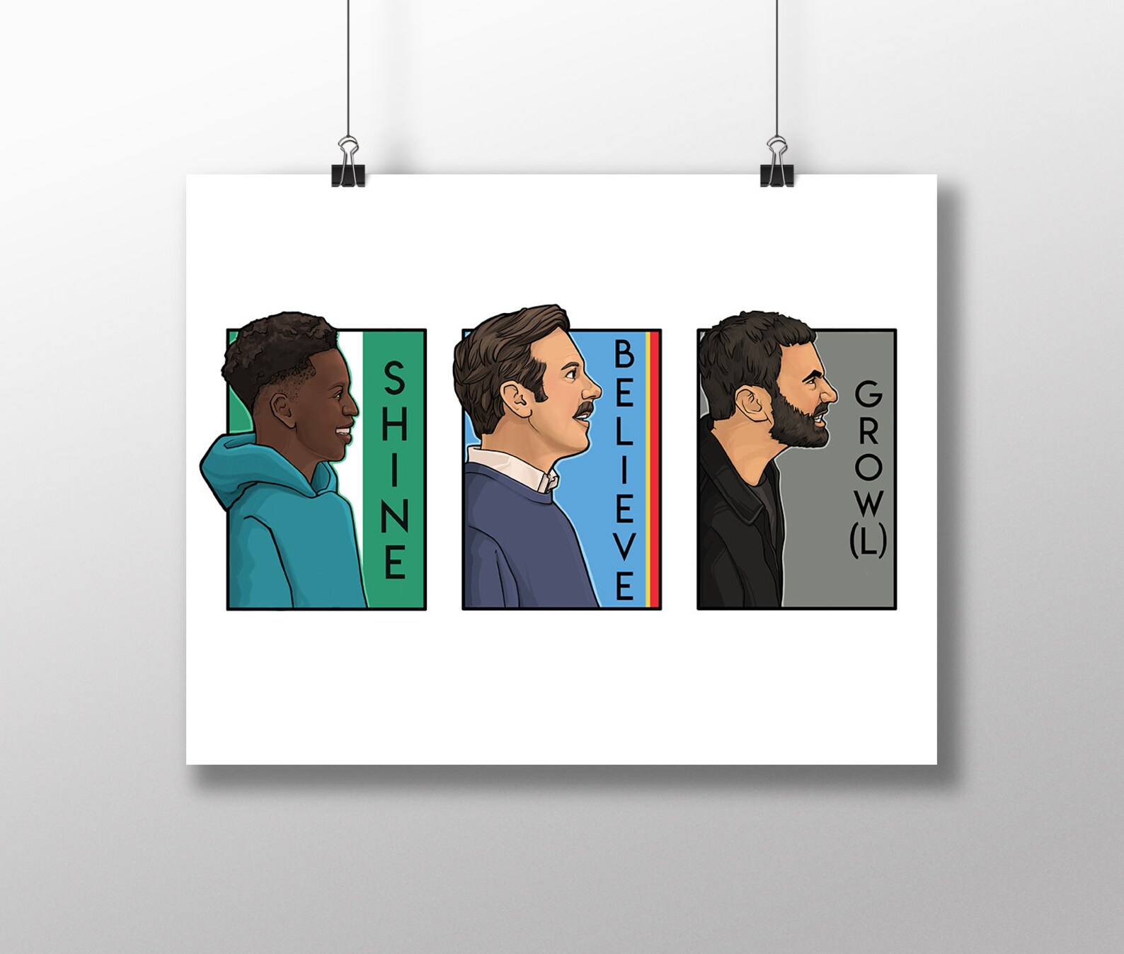 Be A Goldfish Collage Medium Print - Etsy