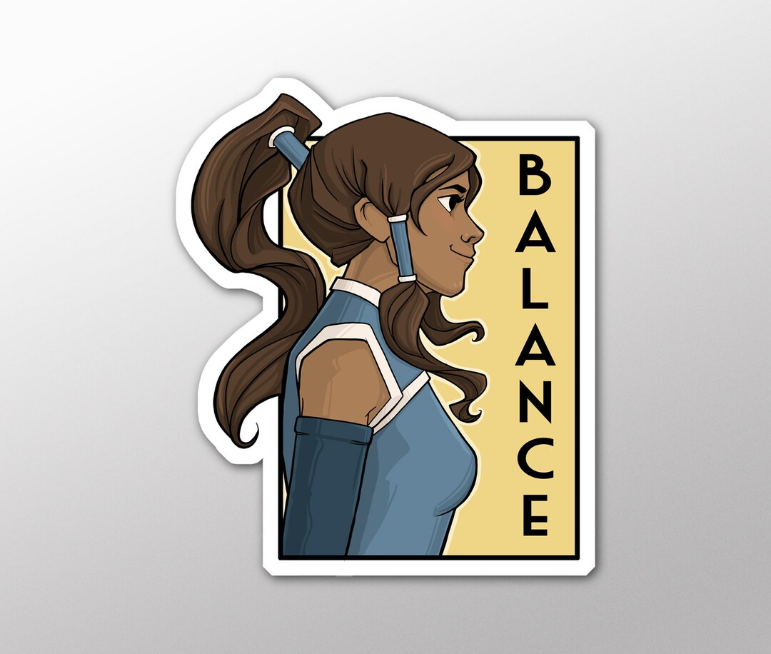 Individual Die Cut Balance She Series Sticker - Etsy