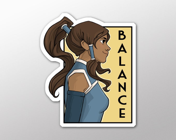 Individual Die Cut Balance She Series Sticker - Etsy