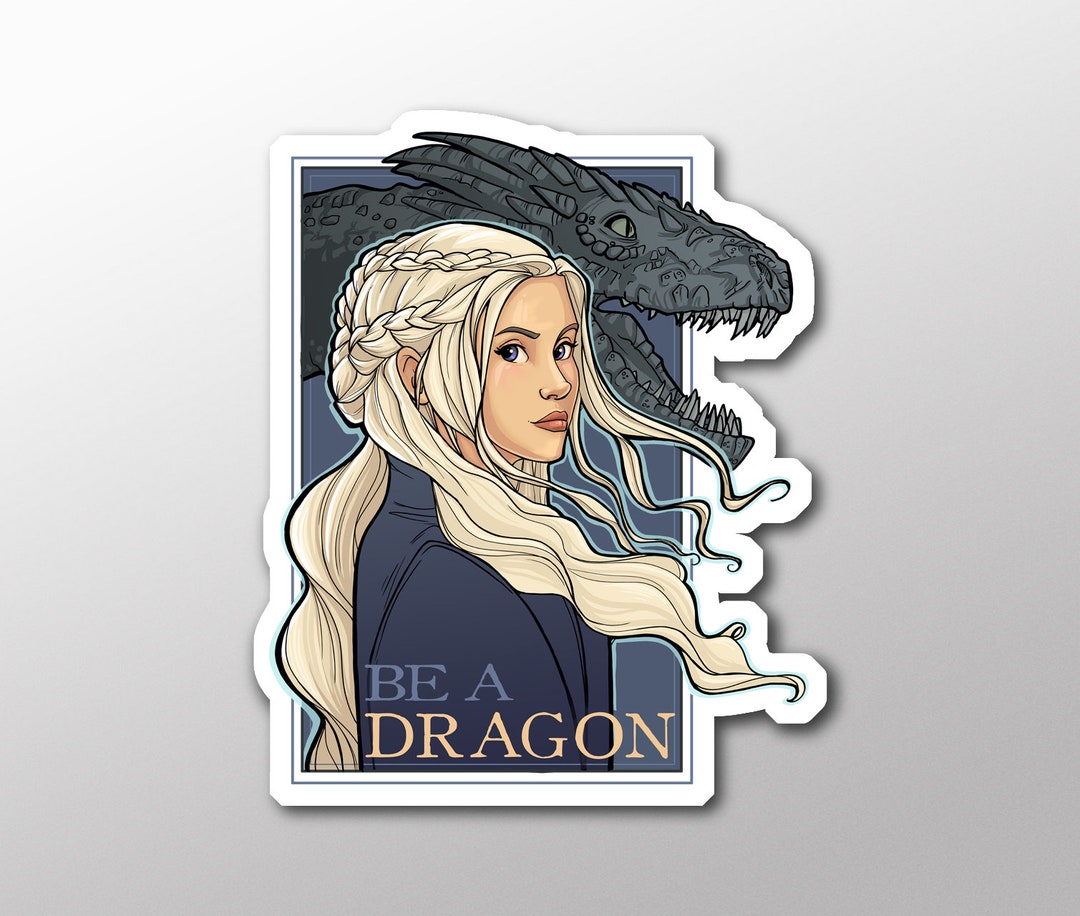 Be A Dragon Sticker (item 01-395) - Etsy