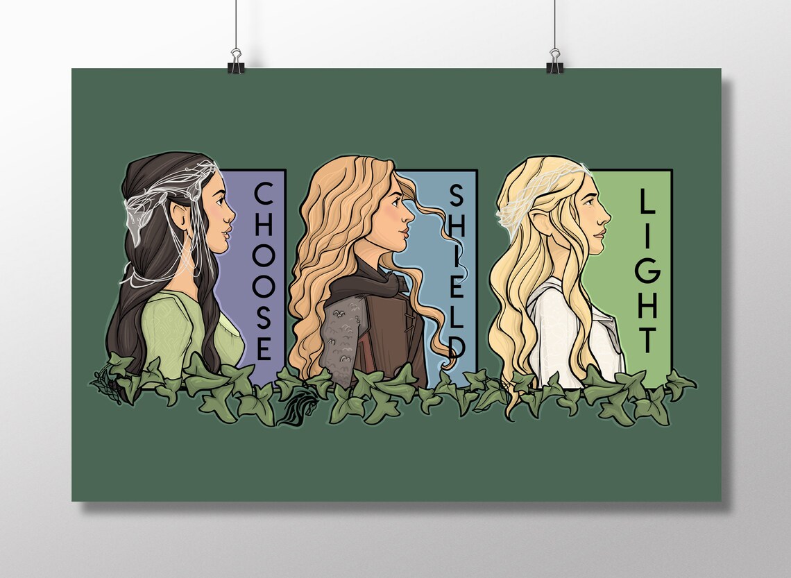 Light Shield and Choose Collage Large Print | Etsy