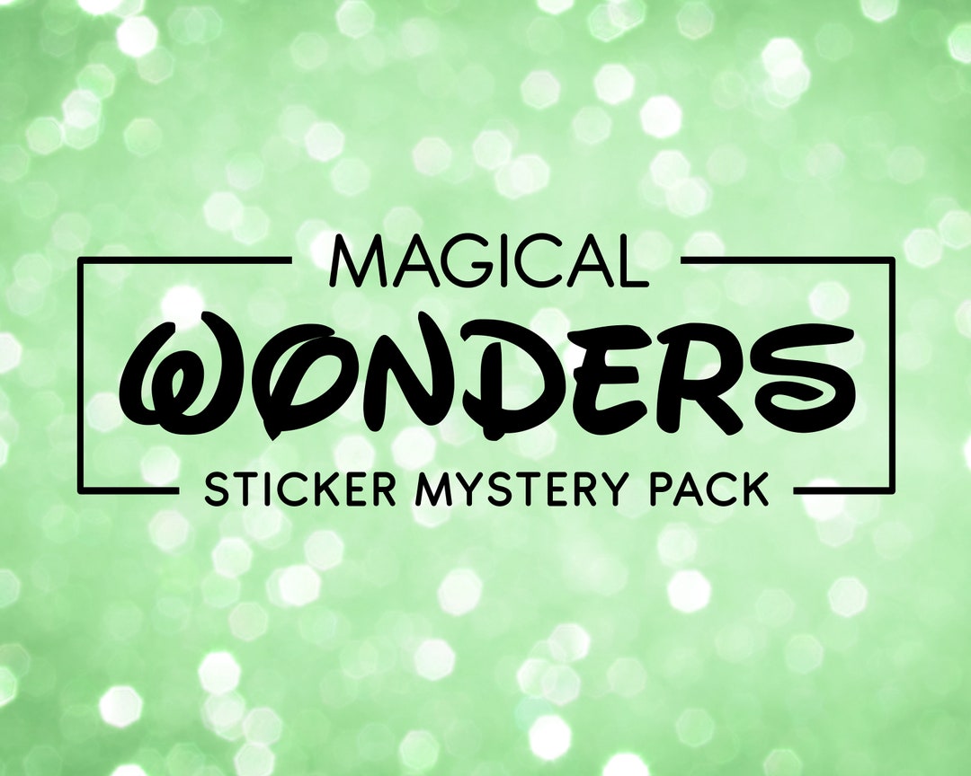 Magical Wonders Sticker Mystery Pack - Etsy
