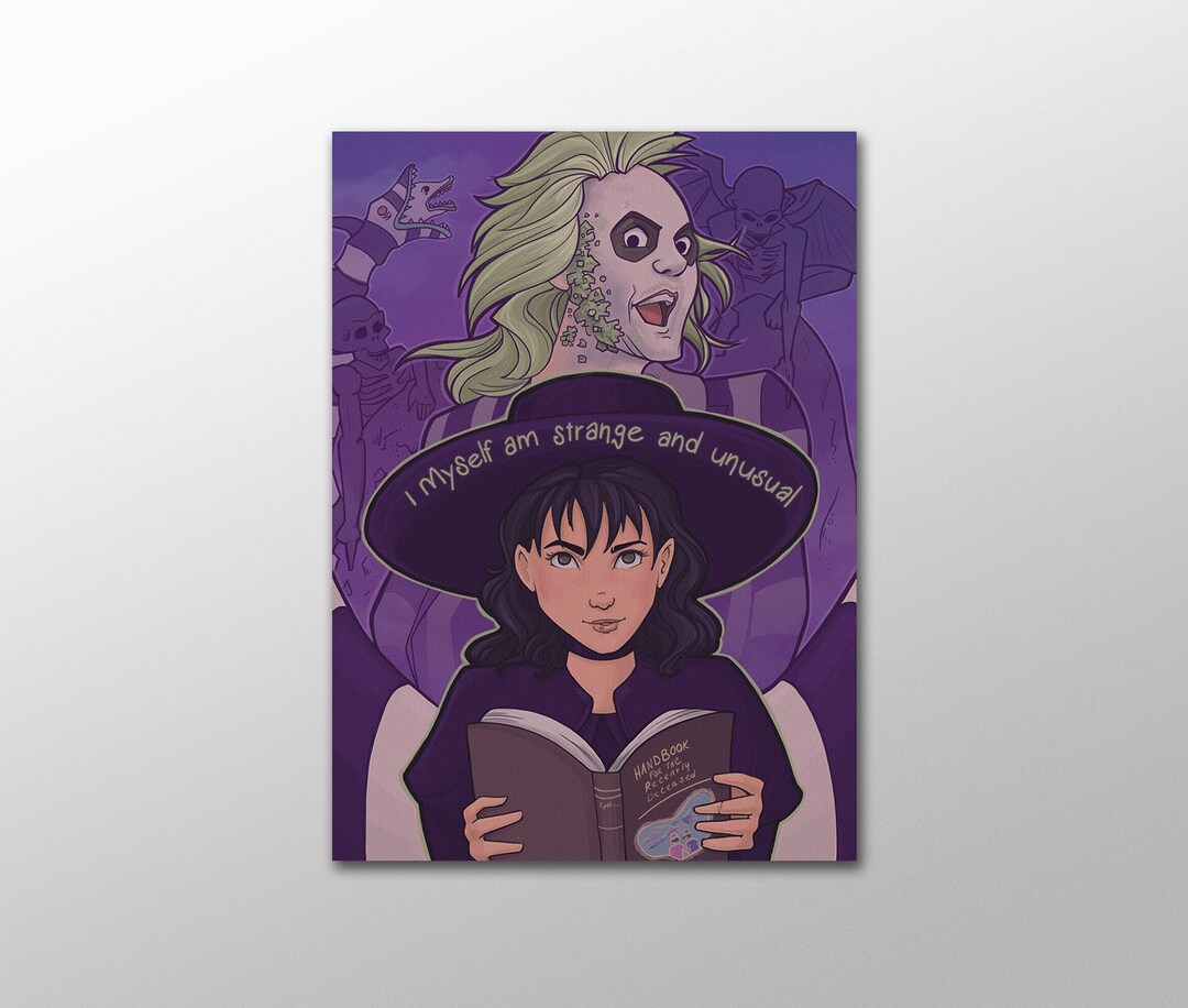 Halloween Indoor Decor - Strange and Unusual Postcard - Etsy