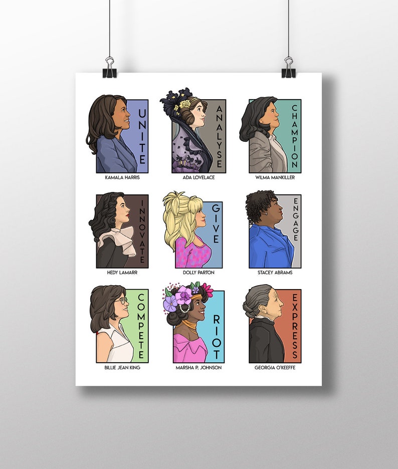 She Series Collage Version Eight Medium Print - Etsy