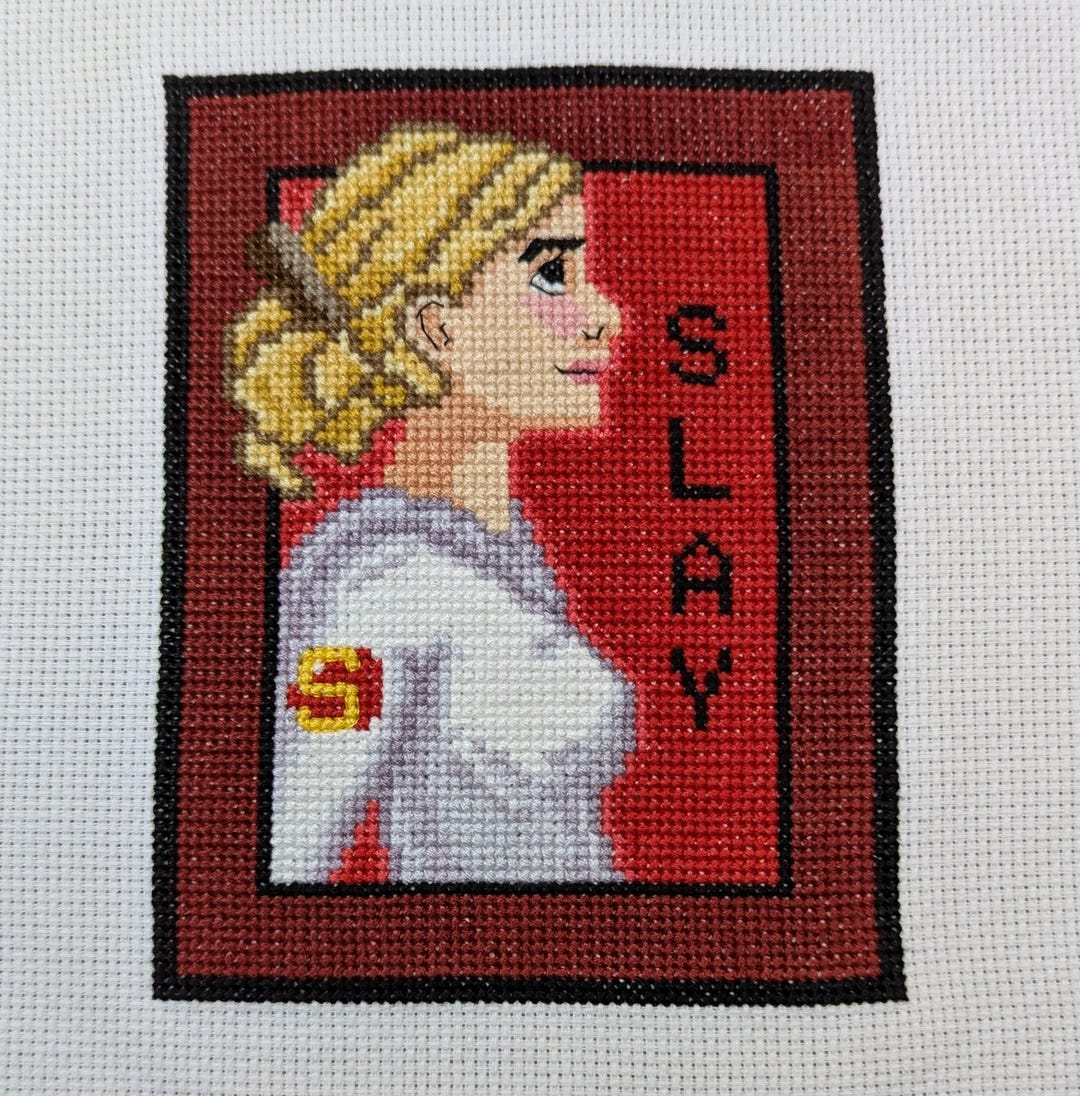 Geeky Cross Stitch Pattern - Slay - Etsy