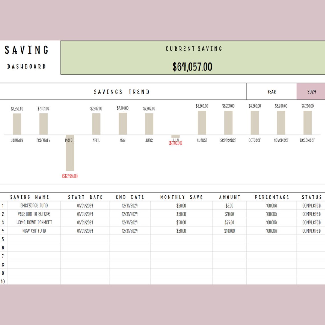 Income and Expense Tracker - Etsy