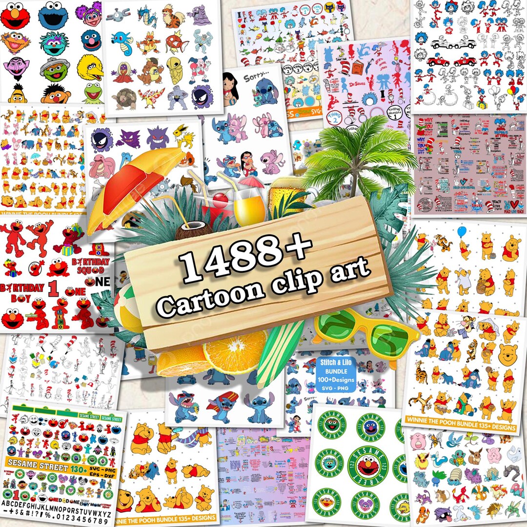 1488+ Cartoon Characters Pattern Collection - Cartoon Character Design ...