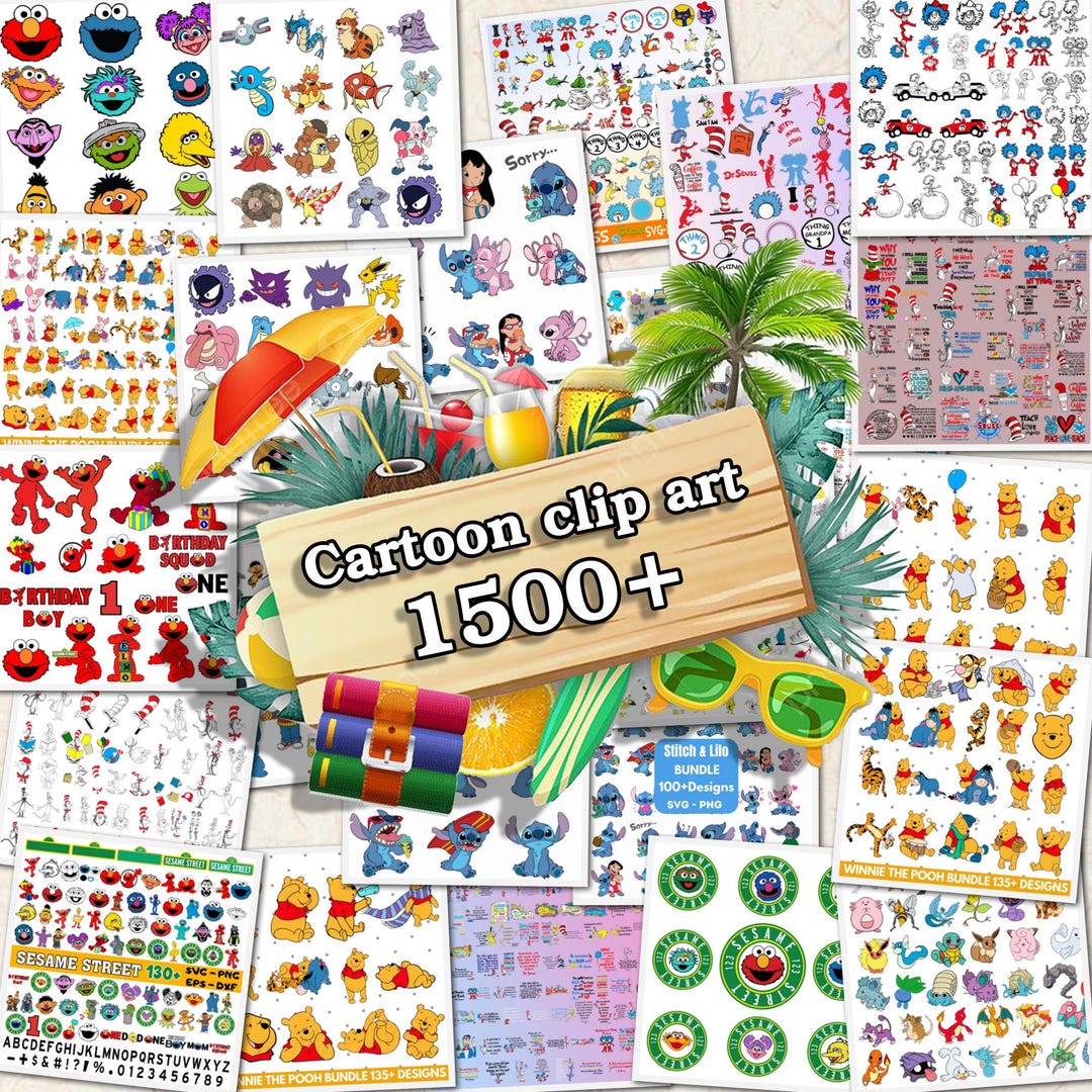 1500+ Cartoon Characters Pattern Collection - Cartoon Characters ...