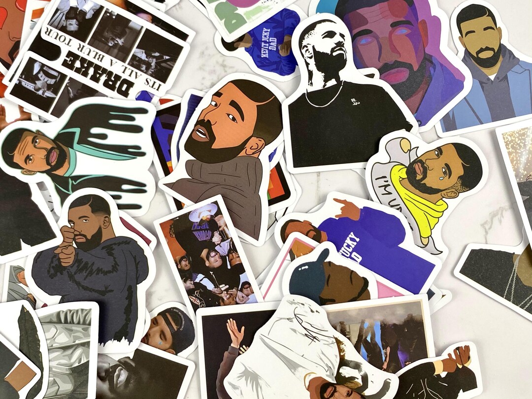Drake Stickers Stickers 60 in 1 Luggage Stickers - Etsy