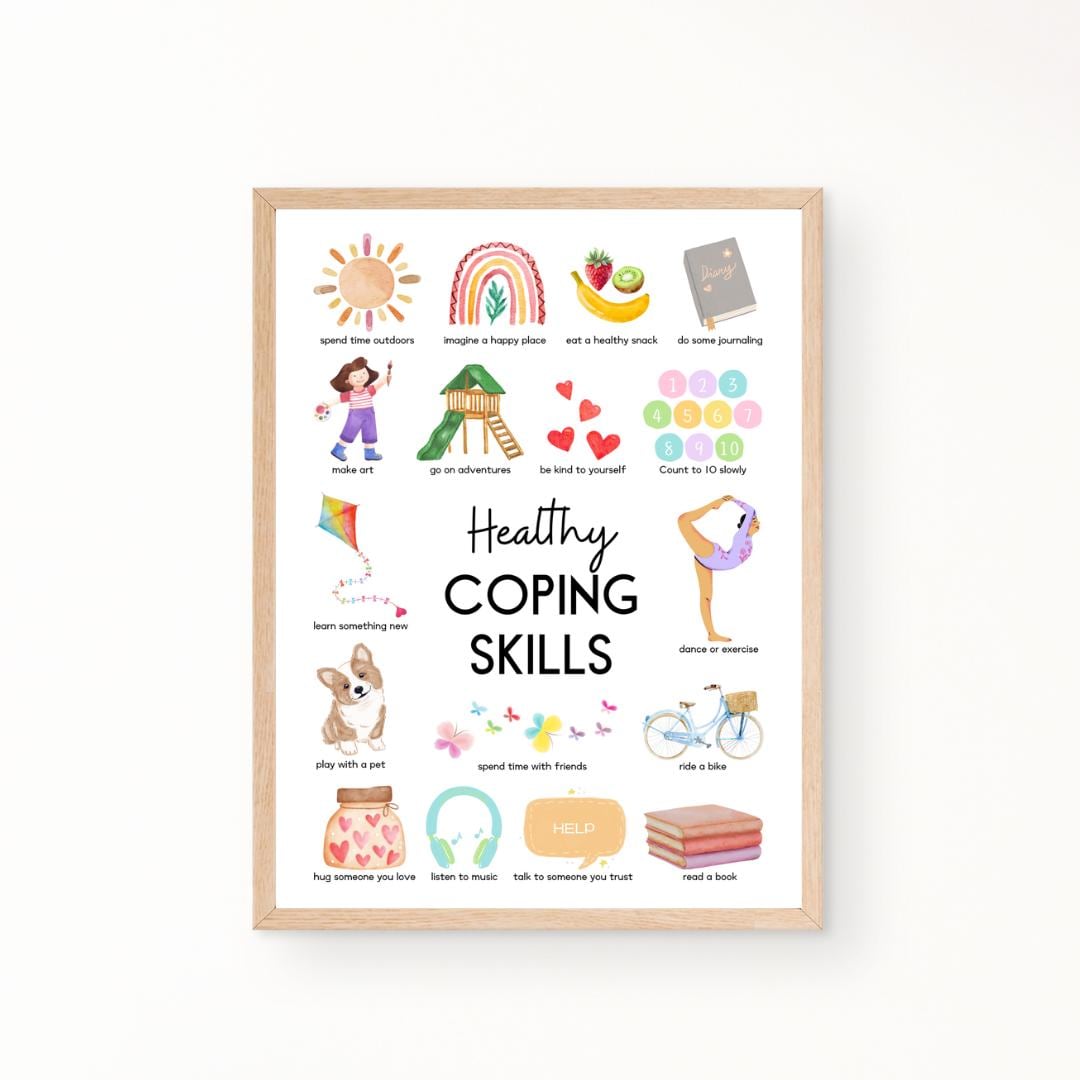 Healthy Coping Skills Poster, Calming Strategies, Calm Corner ...