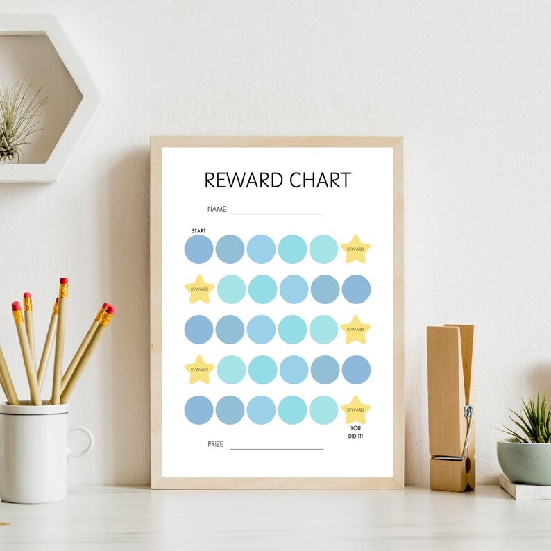 Reward Chart, Toddler Reward Chart, Reward Chart Printable, Kid Routine ...