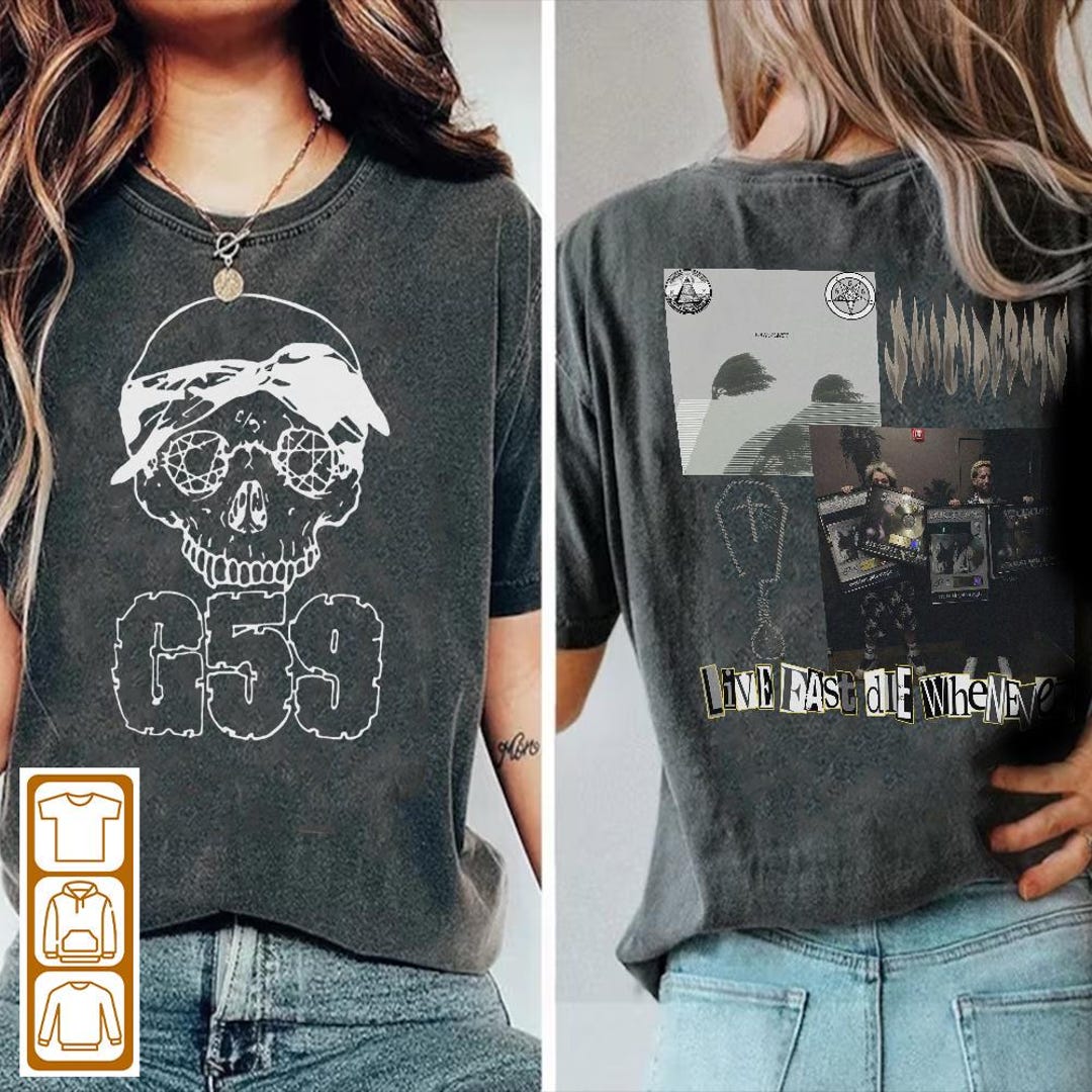G59 Merch, Uicideboy Merch, G59 Skull Shirt, Suicideboys Skeleton Shirt - Etsy